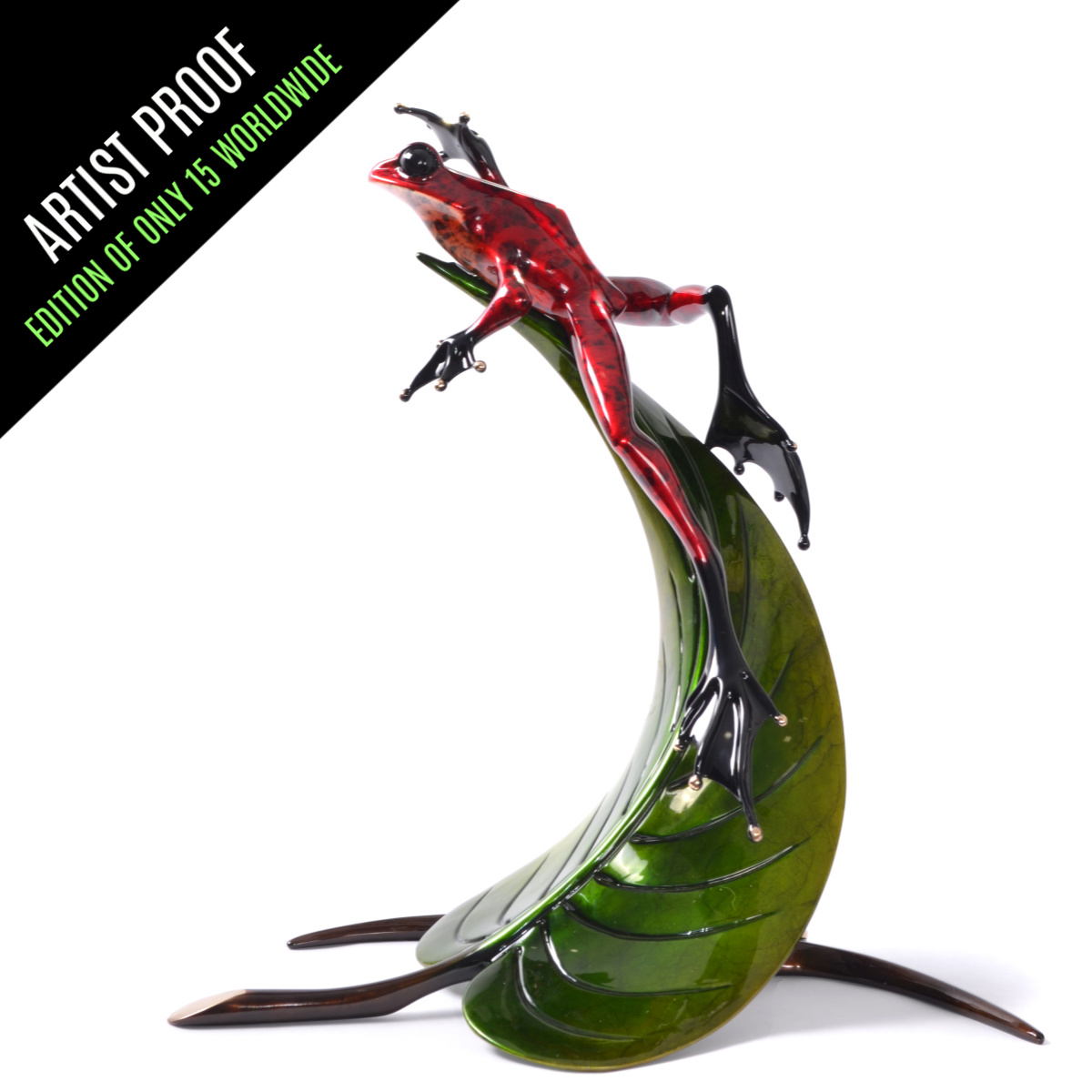 Frogman Zenith Artist Proof | 30th Anniversary | Solid Bronze Frog